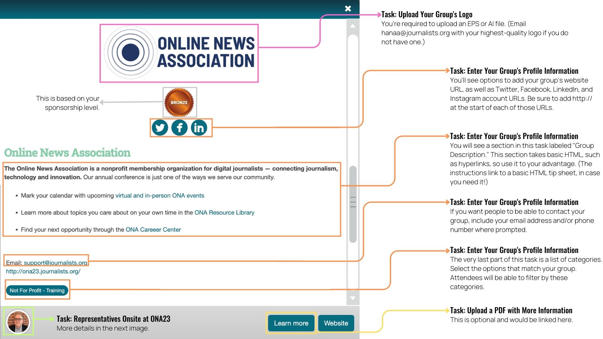 ONA23 Sponsor FAQ — ONA23 - Aug. 23-26, 2023 in Philadelphia & Sept. 28 ...