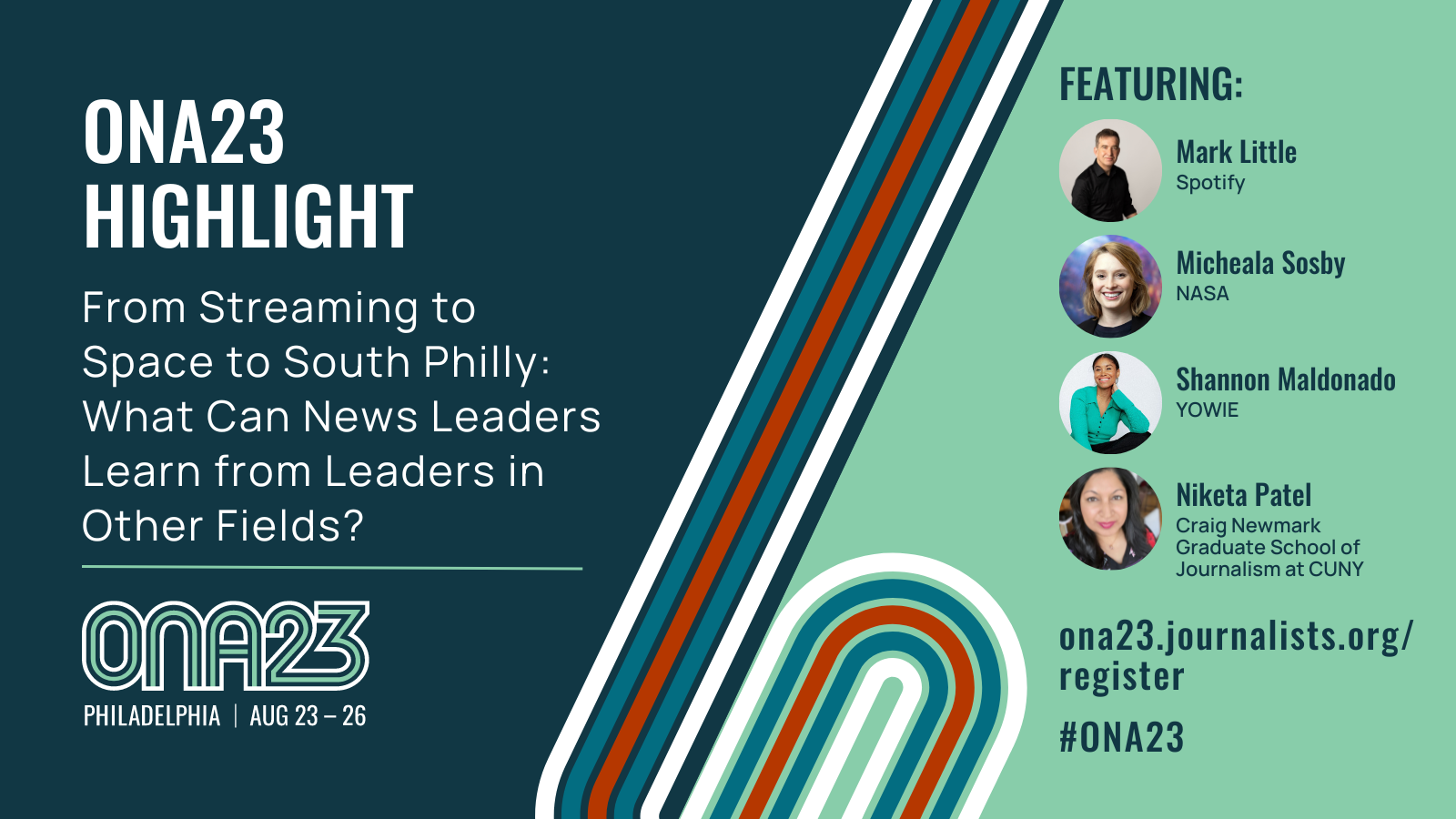 Learn at ONA23 from leaders outside journalism — ONA23 - Aug. 23-26 ...